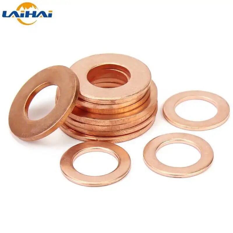 Шайбы уплотнительные плоские JARBLUE M4-M26 из красной меди m14x20x1 20pcs