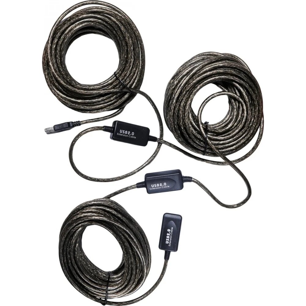 Удлинитель PALMEXX USB2.0 активный, длина: 30 метров PX/EXT-USB-30M, для подключения usb-устройств