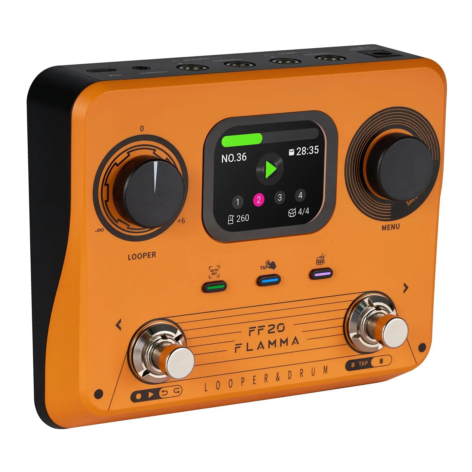FF20 Flamma Looper & Drum Machine, оранжевый