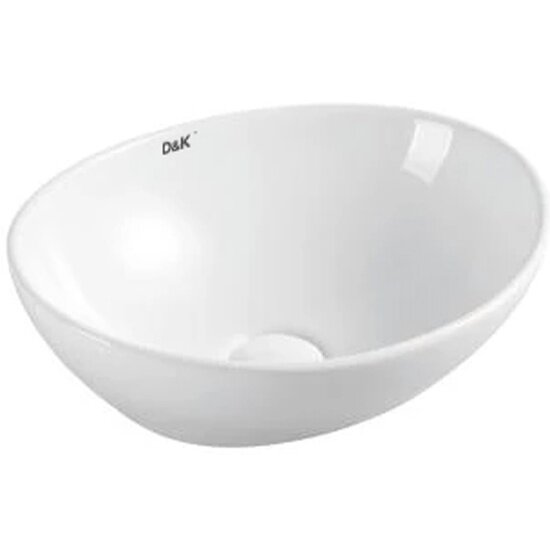 Раковина D&k накладная DK Matrix, 410*335*145мм, белый (DT1390716)