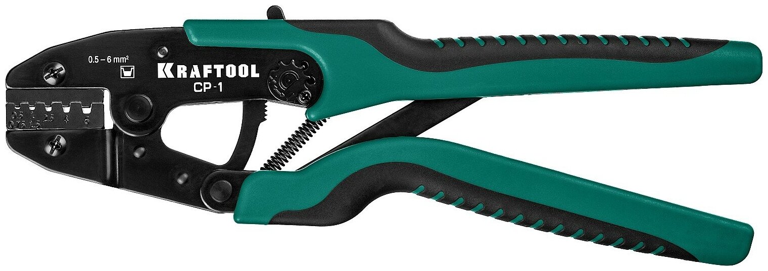 KRAFTOOL CP-1, 0.5 - 6 мм2, для втулочных наконечников, пресс-клещи (45461-1)
