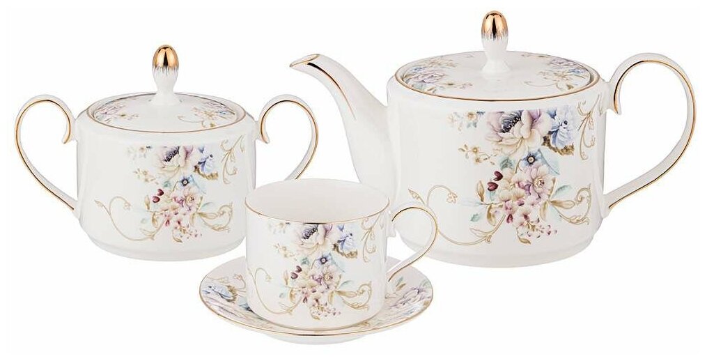 Чайный сервиз lefard завтрак у короля 14 пр. На 6 пер. KSG-590-329