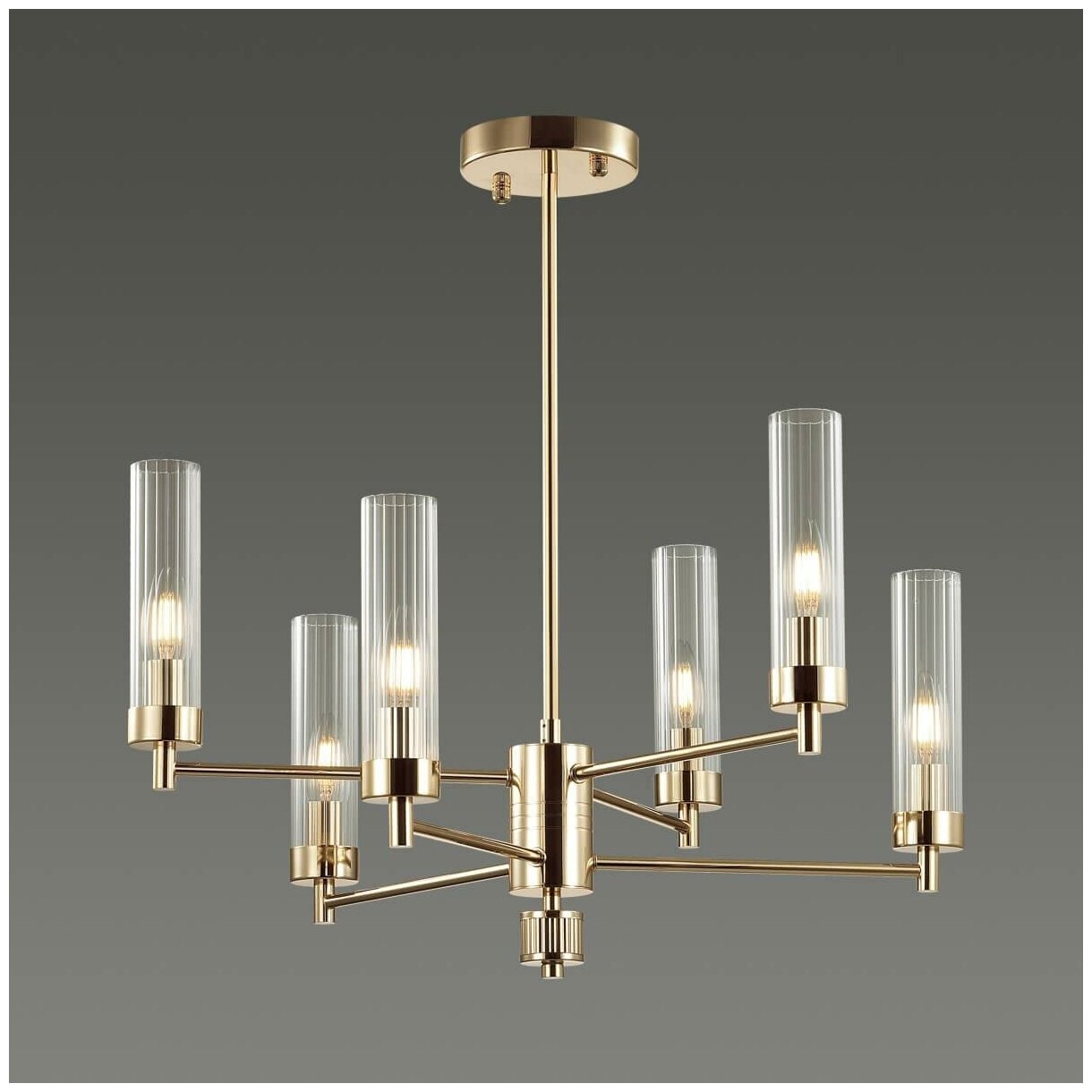 Подвесная люстра Lumion Kamilla 5274/6C, цоколь Е14, 6 лампочек