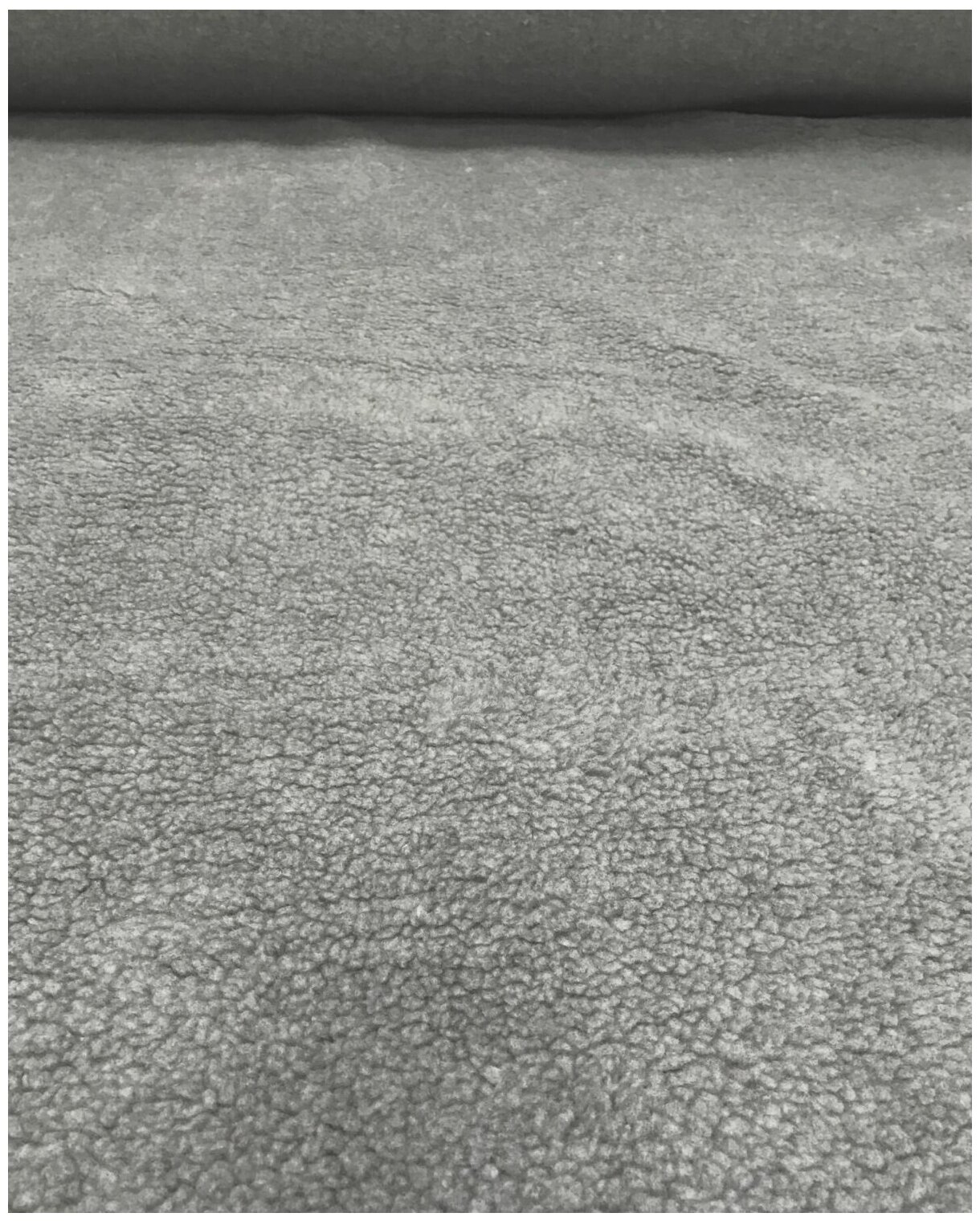 Мех искусственный/под овчину/ для пошива одежды, мягких игрушек и карнавальных (новогодних) костюмов, цв. серый, ш-150 см, отрез 1 метр