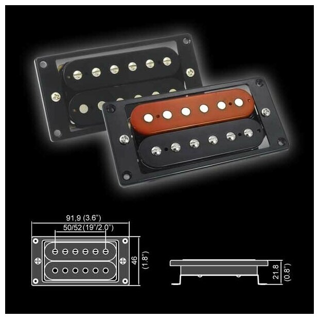 BH-23Neck-BK Звукосниматель магнитный, хамбакер, нековый, черный, Belcat