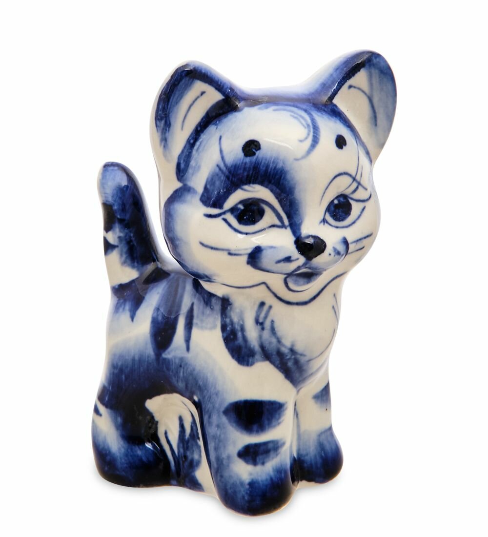 Фигурка "Кошечка" (Гжельский фарфор)