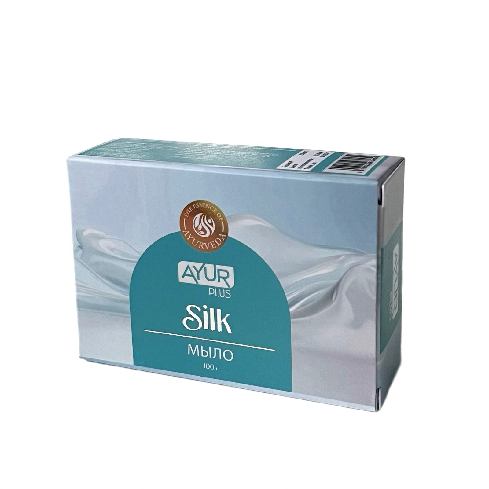 SILK soap, Ayur Plus (Мыло туалетное шелк, Аюр Плюс), 100 г.
