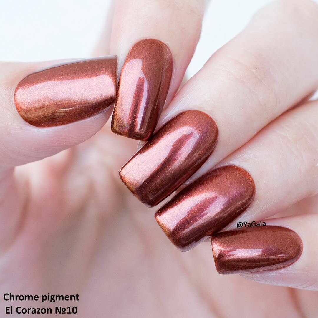 El Corazon Перламутры для дизайна ногтей или для втирки (шиммеры) №p-10, 2 г