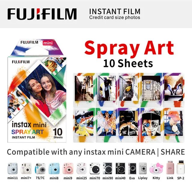 Оригинальная мгновенная пленка Fujifilm FUJI INSTAX MINI 11, 10–20 листов для 9 SP2 70 7cs 8 11 25 90 50 ссылок для мгновенной камеры FUJI