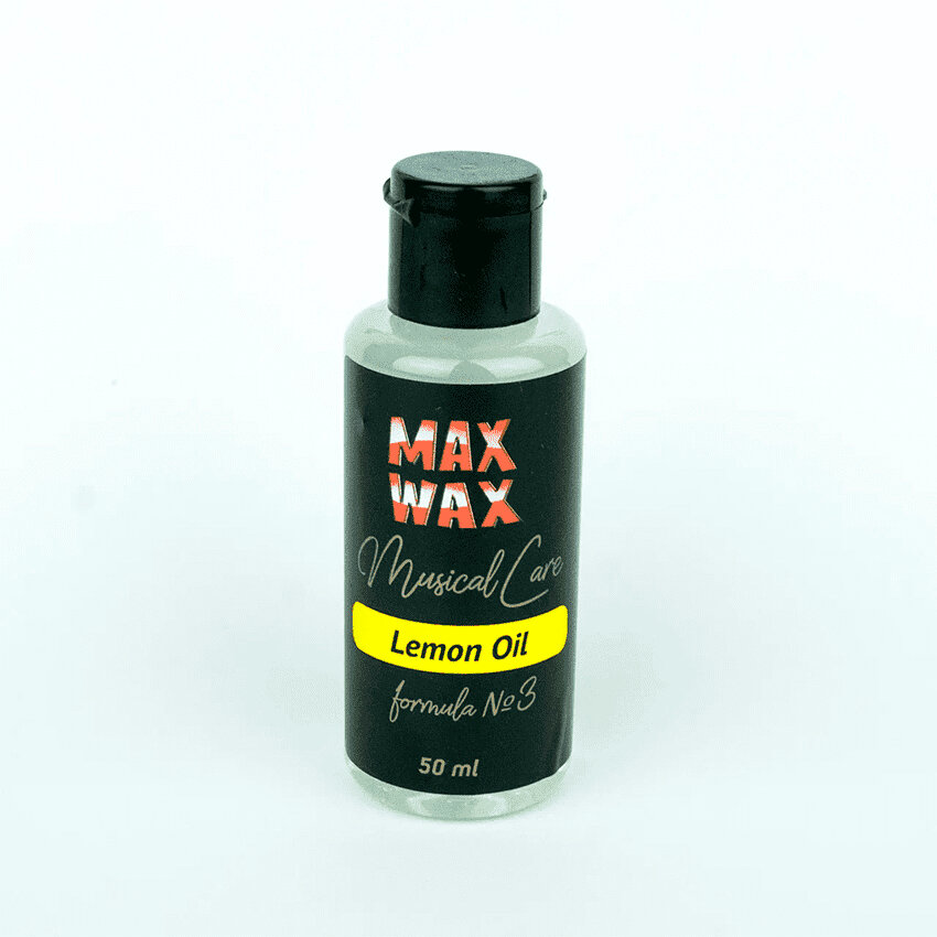Лимонное масло для грифа гитары, флакон 50мл, MAX WAX Lemon-Oil(50) Lemon Oil #3