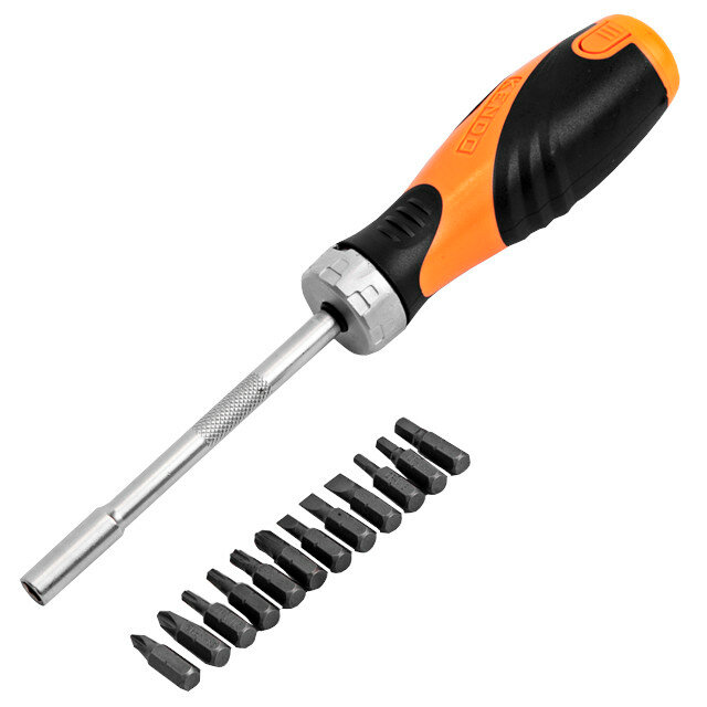 Набор из 12 бит KENDO + реверсивная рукоятка, магнитный держатель