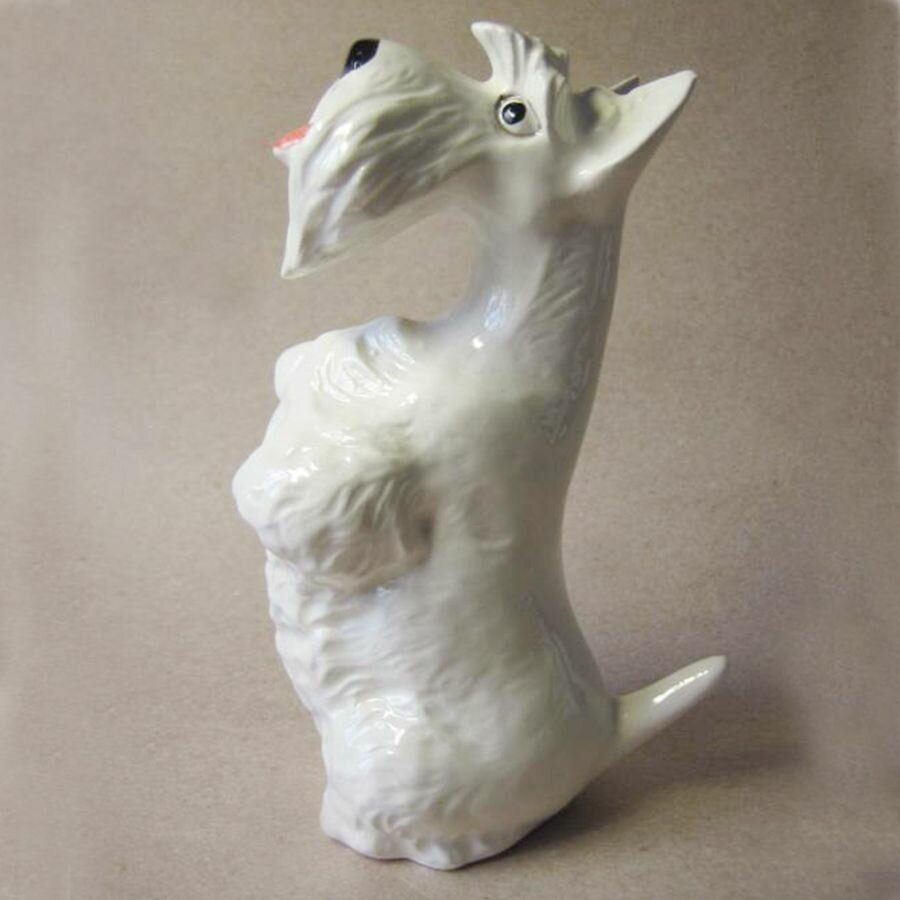 Фаянсовая скульптура Скотч белый Sr-VH-84