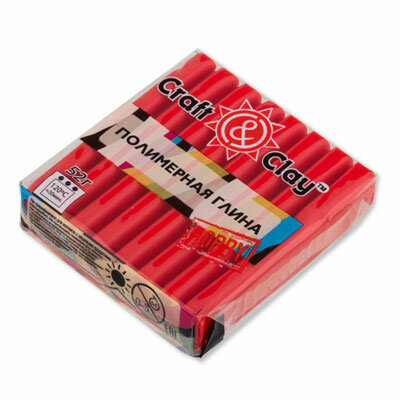 Полимерная глина "Craft&Clay" CCH 52 г 1011 алый