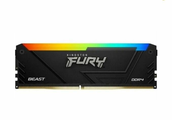 Оперативная память Kingston FURY Beast Black RGB KF432C16BB12A/16 16 ГБ
