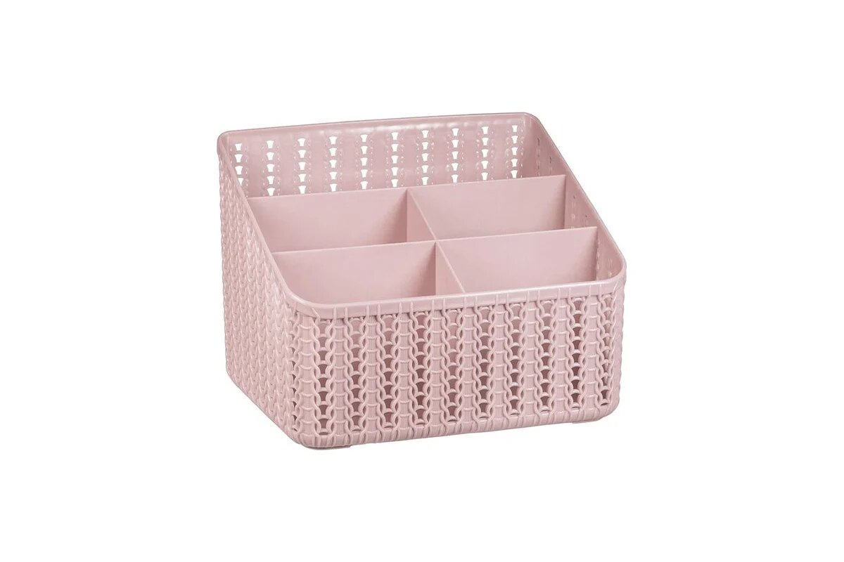 IDEA Органайзер для вязания с 5 секций Чайная роза М 2383 - держатель инструментов