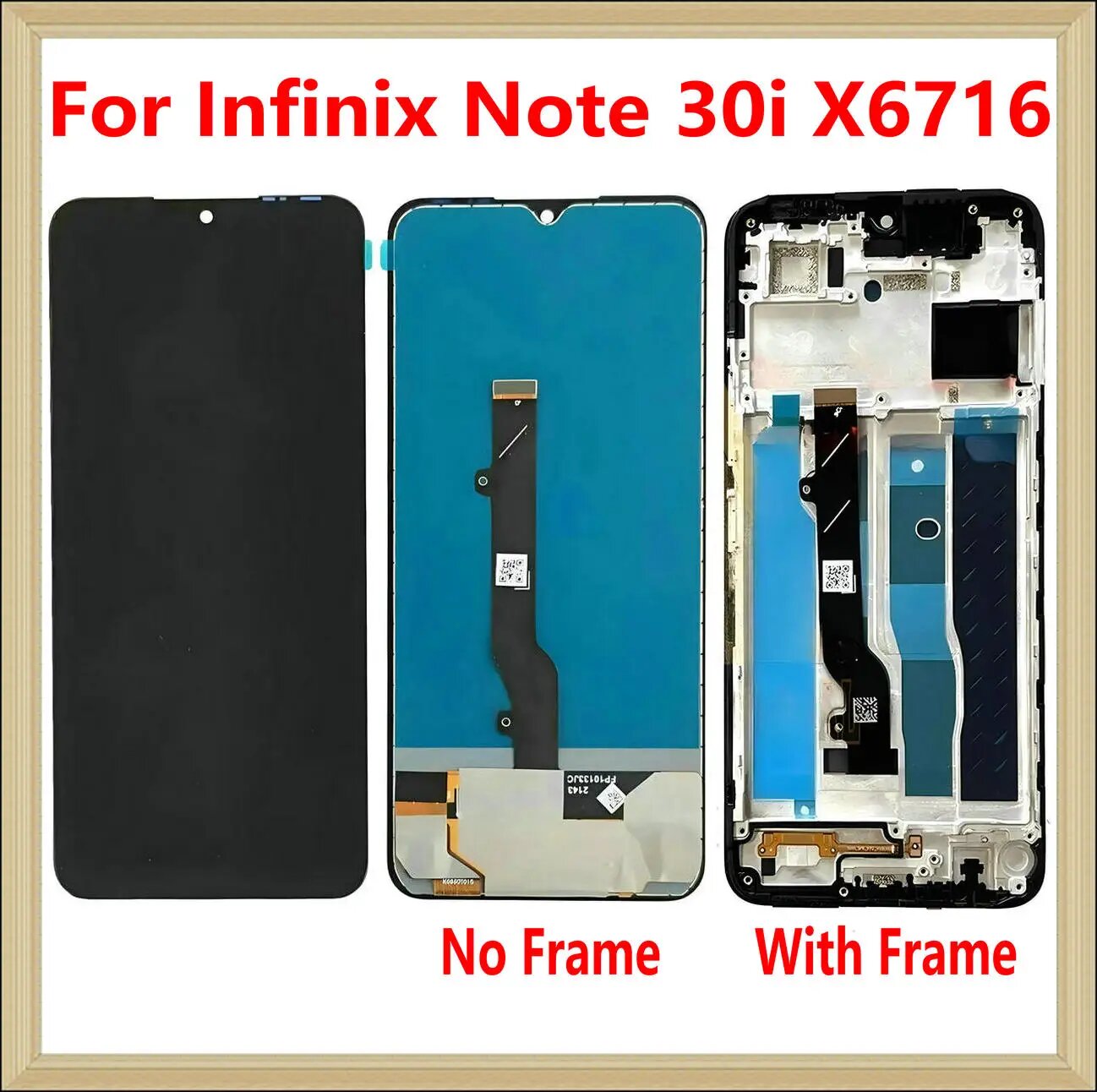 Дисплей в сборе Infinix Note 30i (6.6", TFT, без рамки)