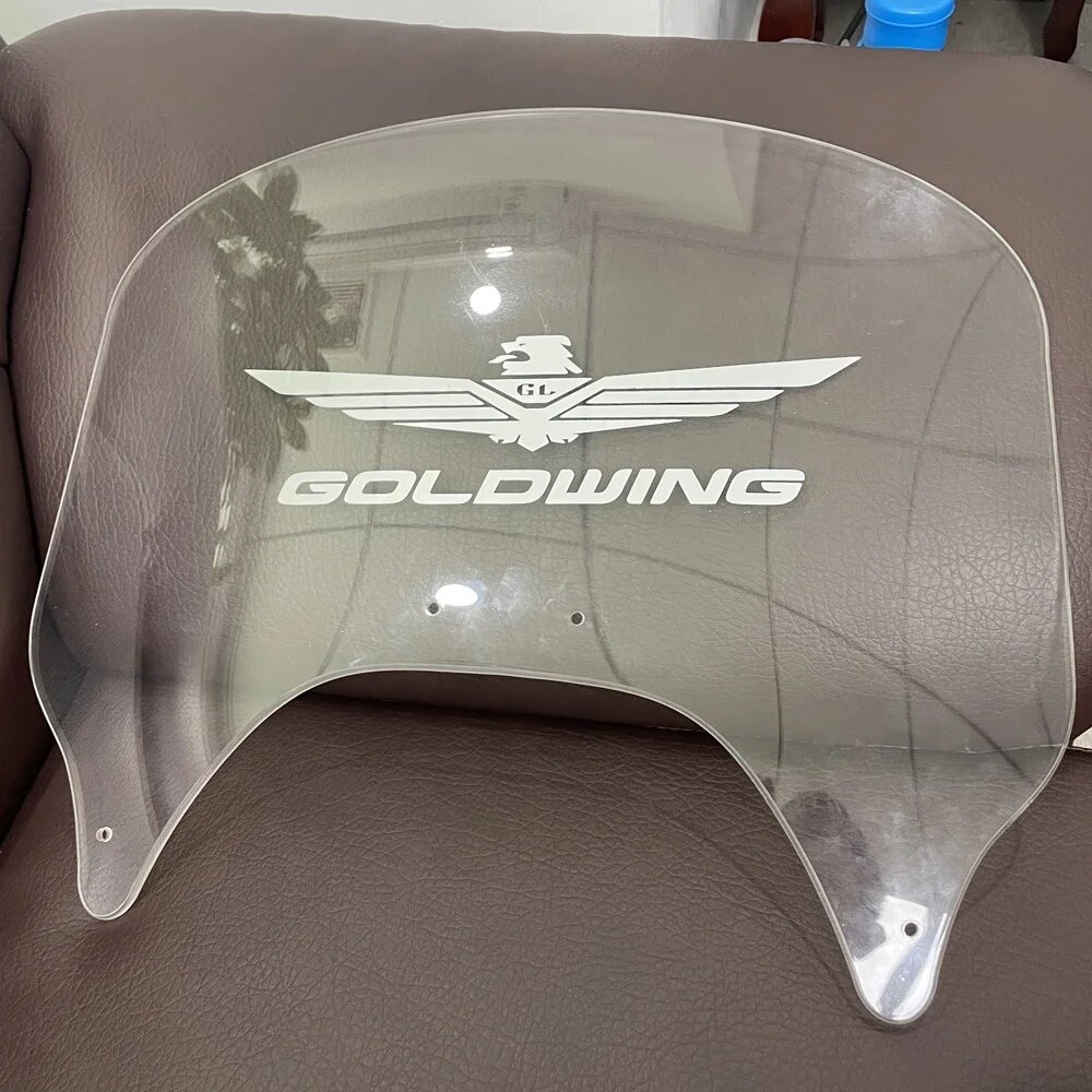 GL1800 черное заднее лобовое стекло, светодиодная подсветка, лобовое стекло для Honda No LED
