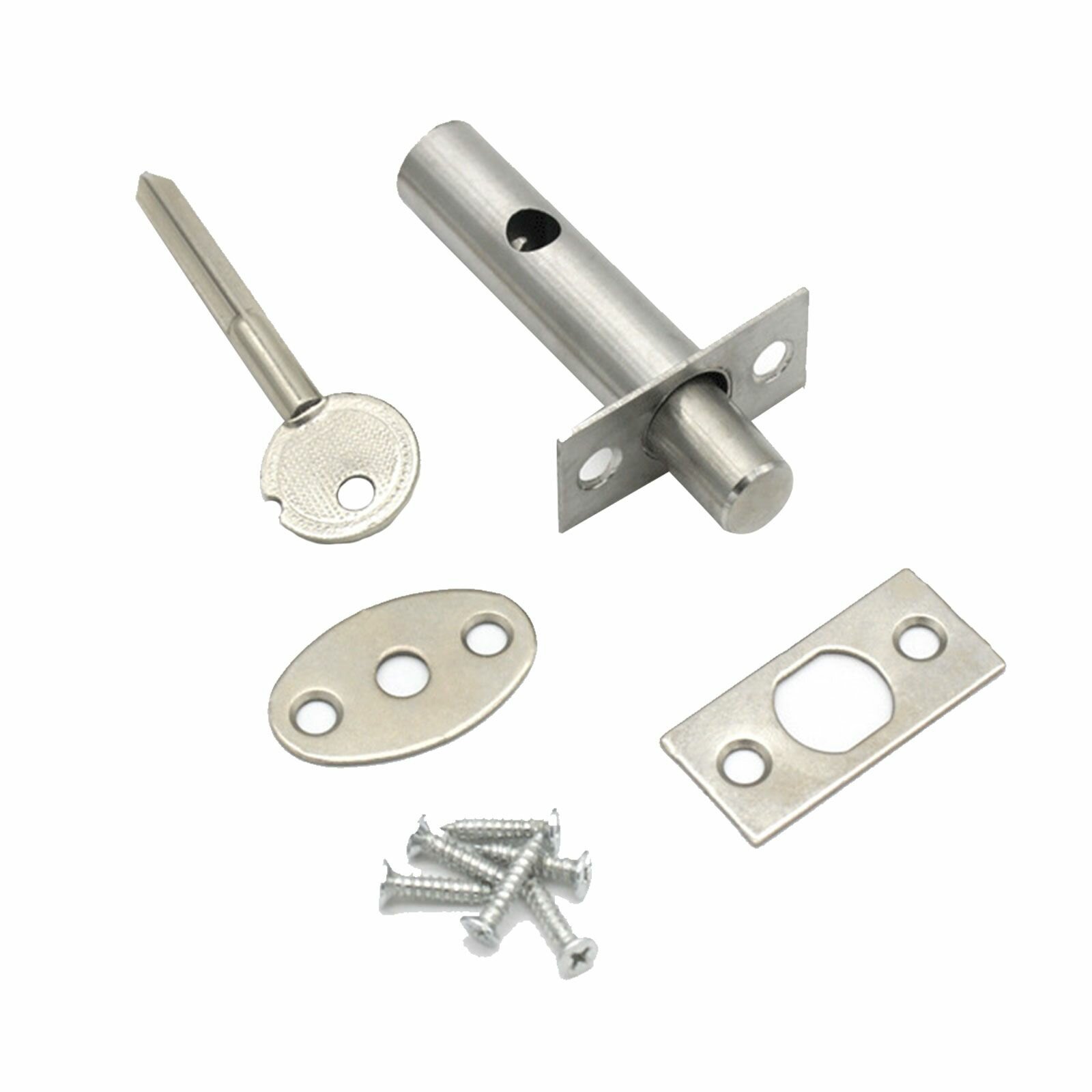 Дверной замок с невидимым наконечником, трубчатый скважинный замок-тип из нержавеющей стали