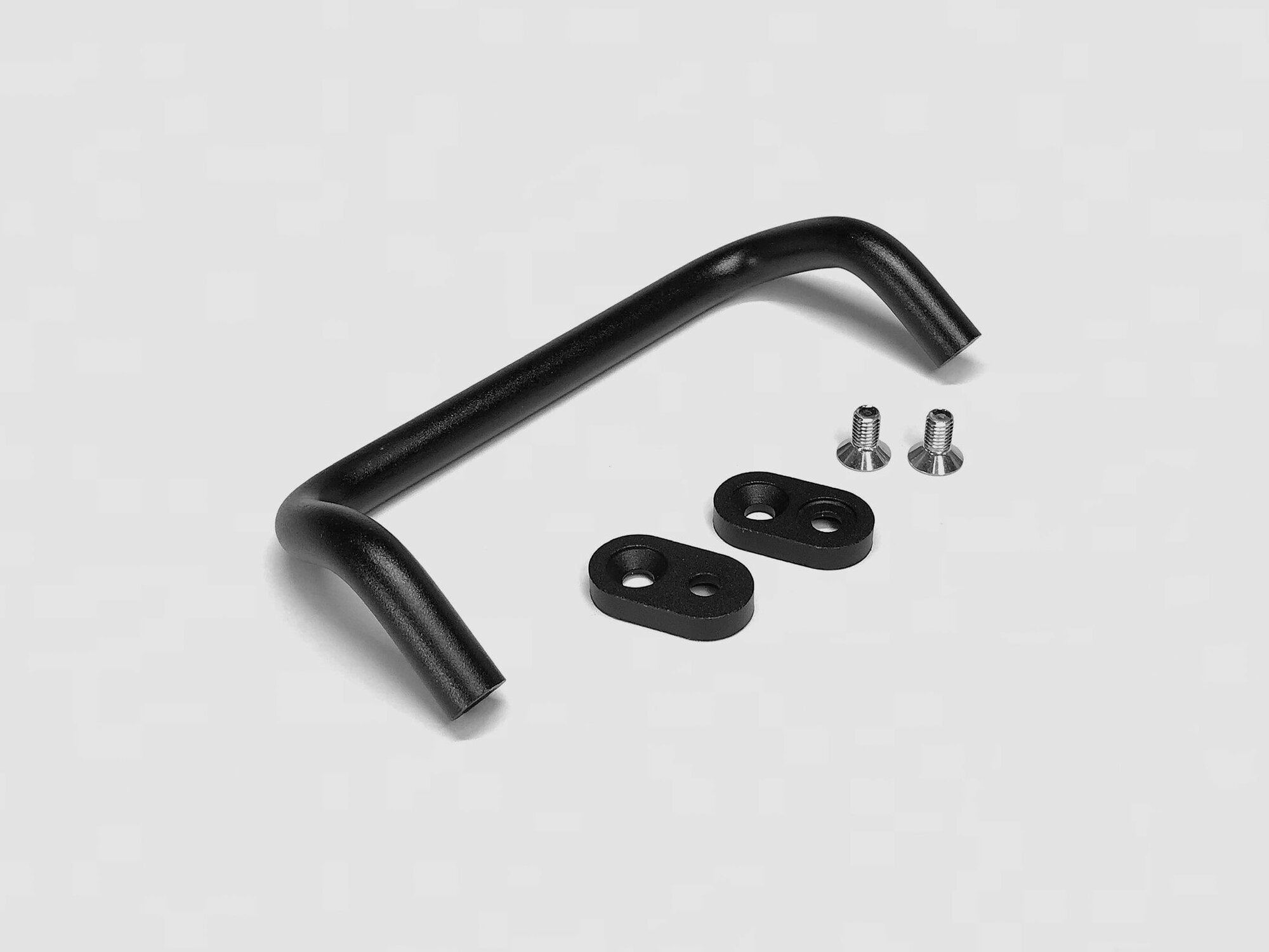 Ручка дверная алюминиевая изогнутая, 120 мм, C16 / 1 шт / соберизавод