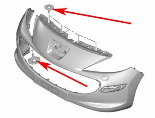 Болт крепл зеркала з/вида / молдинга лобов стекла c3 6925n0 Citroen / Peugeot 6925N0