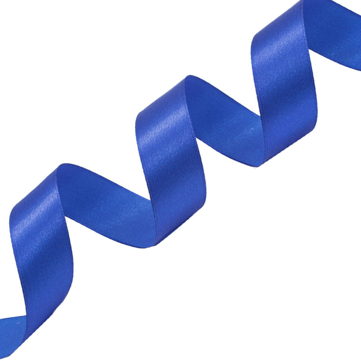 Лента атласная декоративная Айрис, 2,5см*22,86м, полиэстер (155 василек)