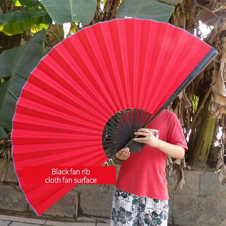 Большой бумажный веер Xuan с золотой фольгой