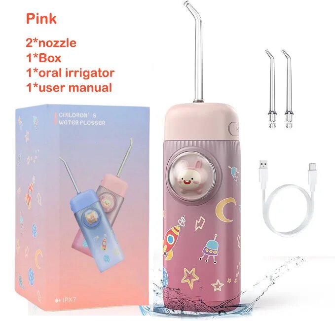 Детский электрический ирригатор DR·BEI Pink 2nozzle Box