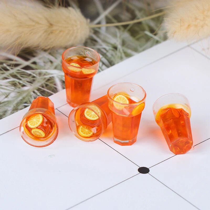 5 шт. Миниатюрная еда чайные чашки MYPANDA для кукольных домов