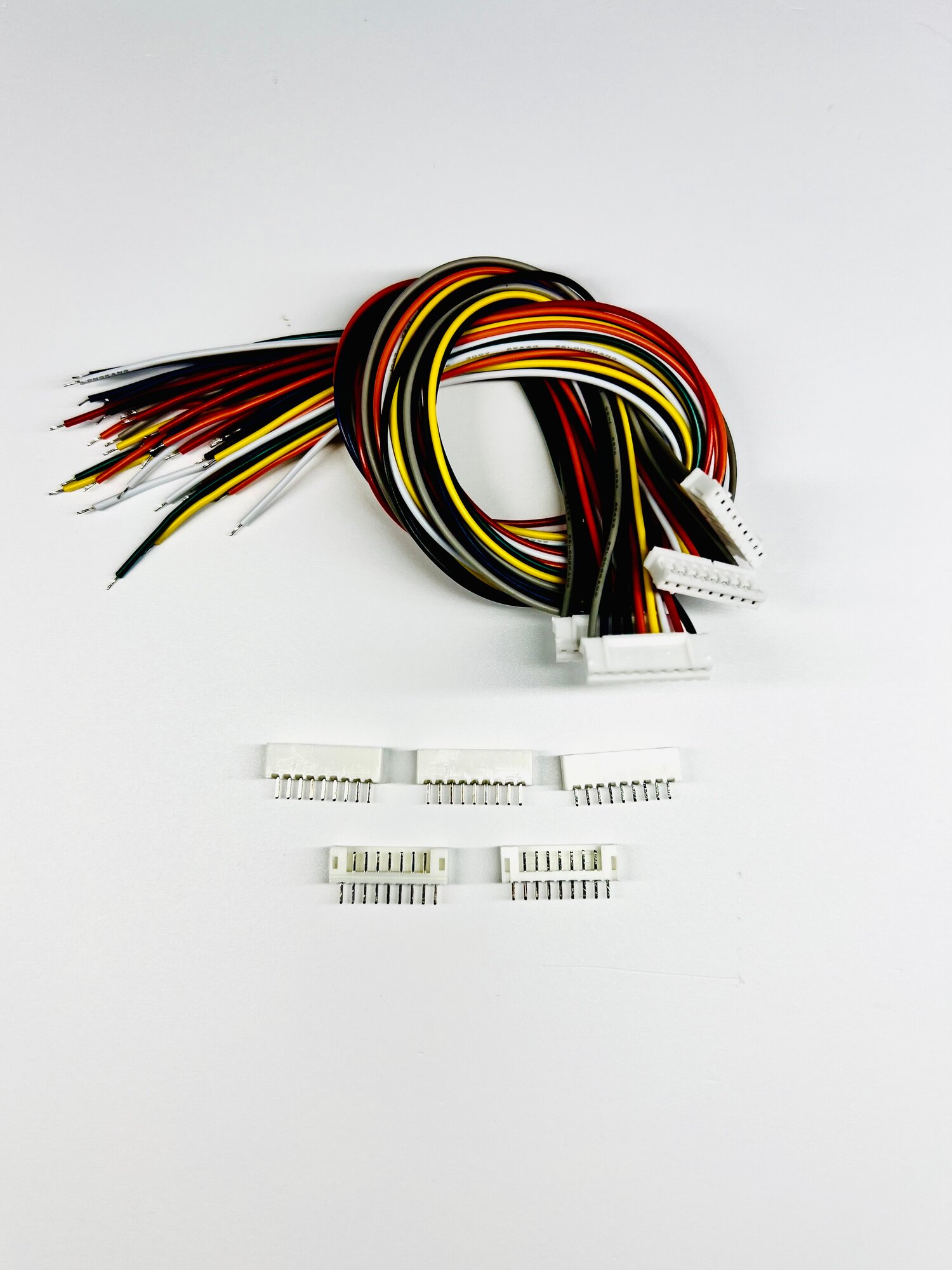 Набор кабелей с разъемом JST PH 2.0 мм 9 pin 30 см 5 штук