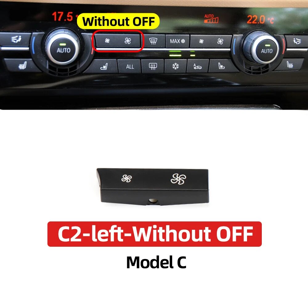 Кнопка управления климатом BMW C2-left-Without OFF