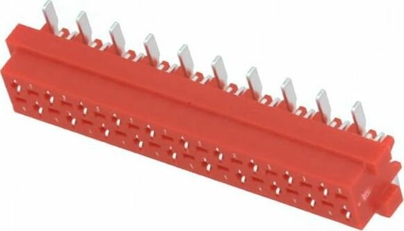 Разъем AMPHENOL TMM-6-0-20-2 провод-плата гнездо "мама" PIN 20 SMT на PCB 30В 1А россыпью 1 шт