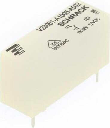 Реле TE Connectivity V23061-A1005-A502 электромагнитное SPST-NO Uобмотки 12ВDC 8A/240ВAC 8А 1 шт
