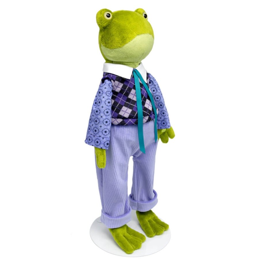 Budi Basa Мягкая Игрушка Серж Кваковский в комплекте с жаккардовым жилетом (24см) Kva24-01