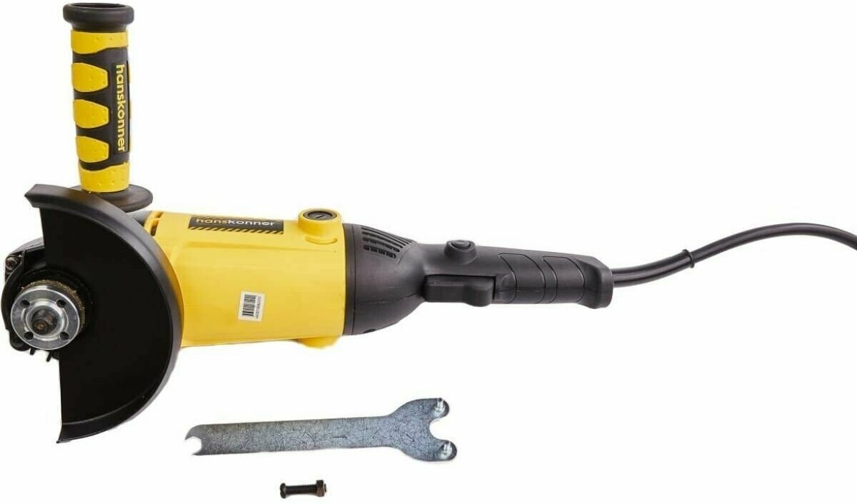 Болгарка (УШМ) Hanskonner HAG15150EC 150мм, 1500Вт, 2400-8400об/мин, плавный пуск