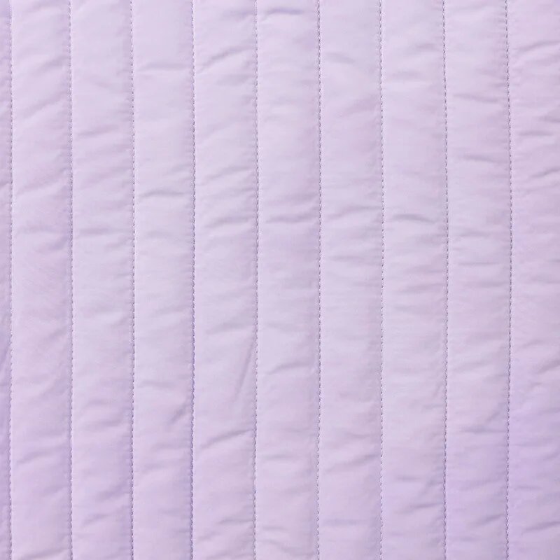 Хлопковая стеганая полосатая ткань 100x142 см фиолетовый