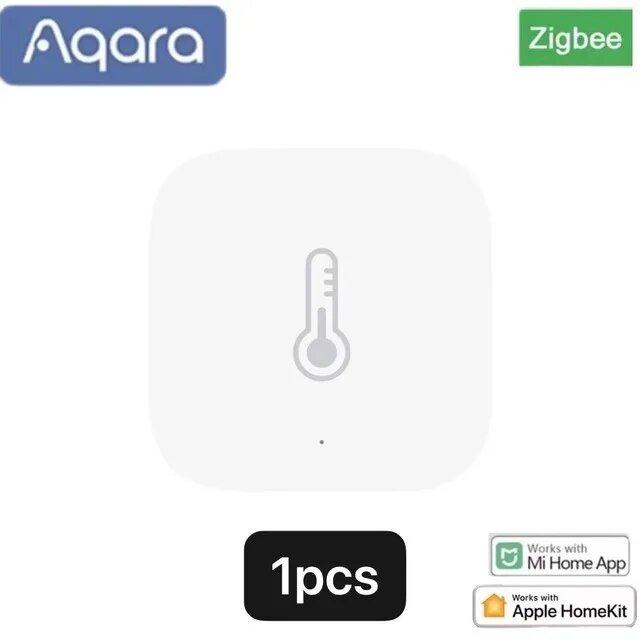 Датчик температуры Aqara, умный датчик атмосферного давления и влажности, датчик окружающей среды Zigbee, умный пульт дистанционного управления для приложений Mijia Home и Homekit — 1 шт.