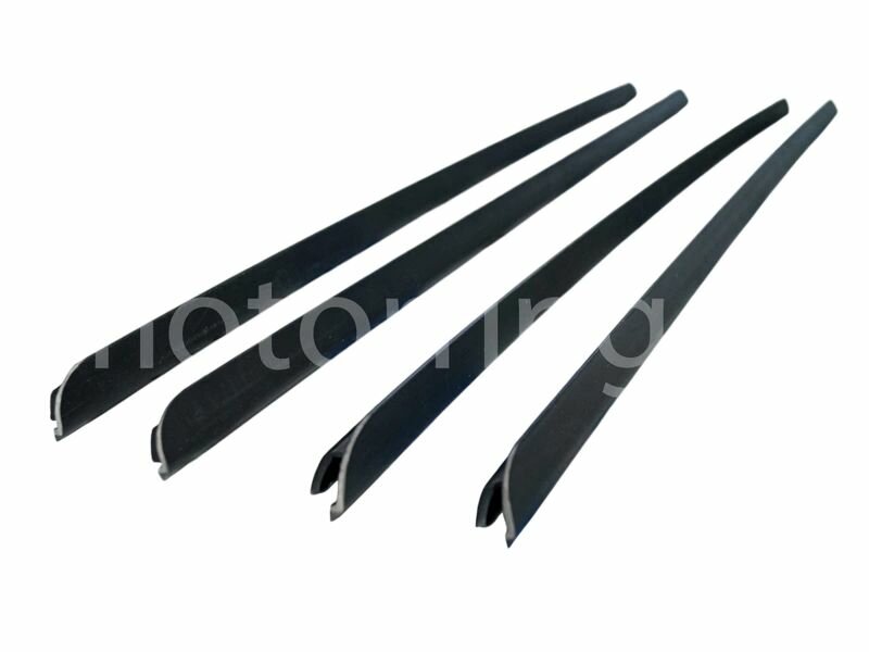 Комплект внешних уплотнителей (бархоток) опускных стекол R90 для Лада Ларгус, Рено Логан, Сандеро, Ниссан Альмера