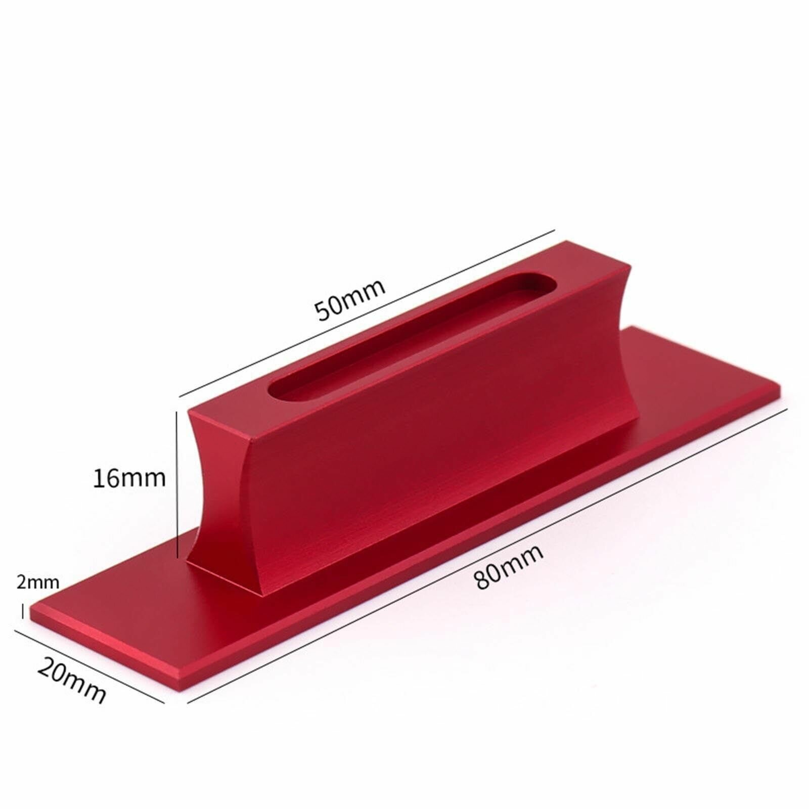 Полировочный блок Gundam "Красный", алюминиевый, для шлифовки и удаления следов литников