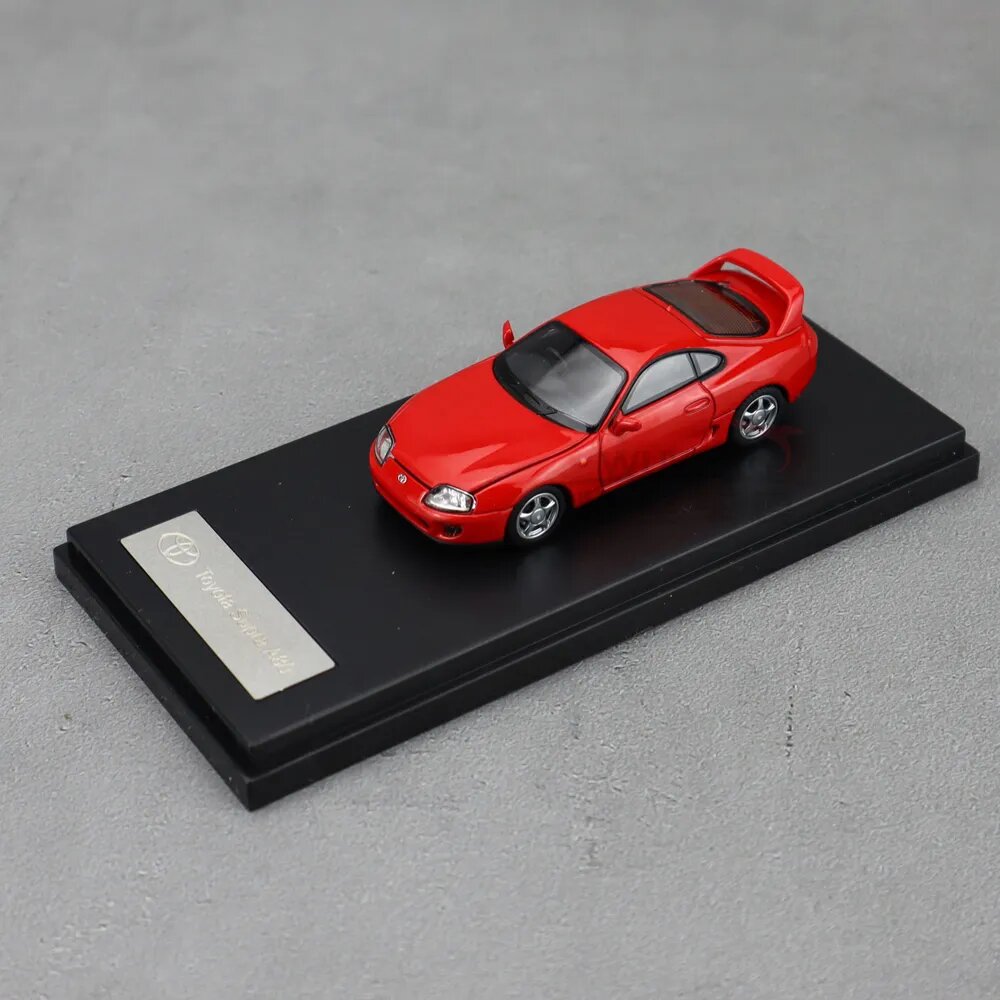 Миниатюрная модель автомобиля из литого металла Тойота Супра MK4 A80 модель автомобиля Игрушки 1:64 Toyota Supra MK4 A80