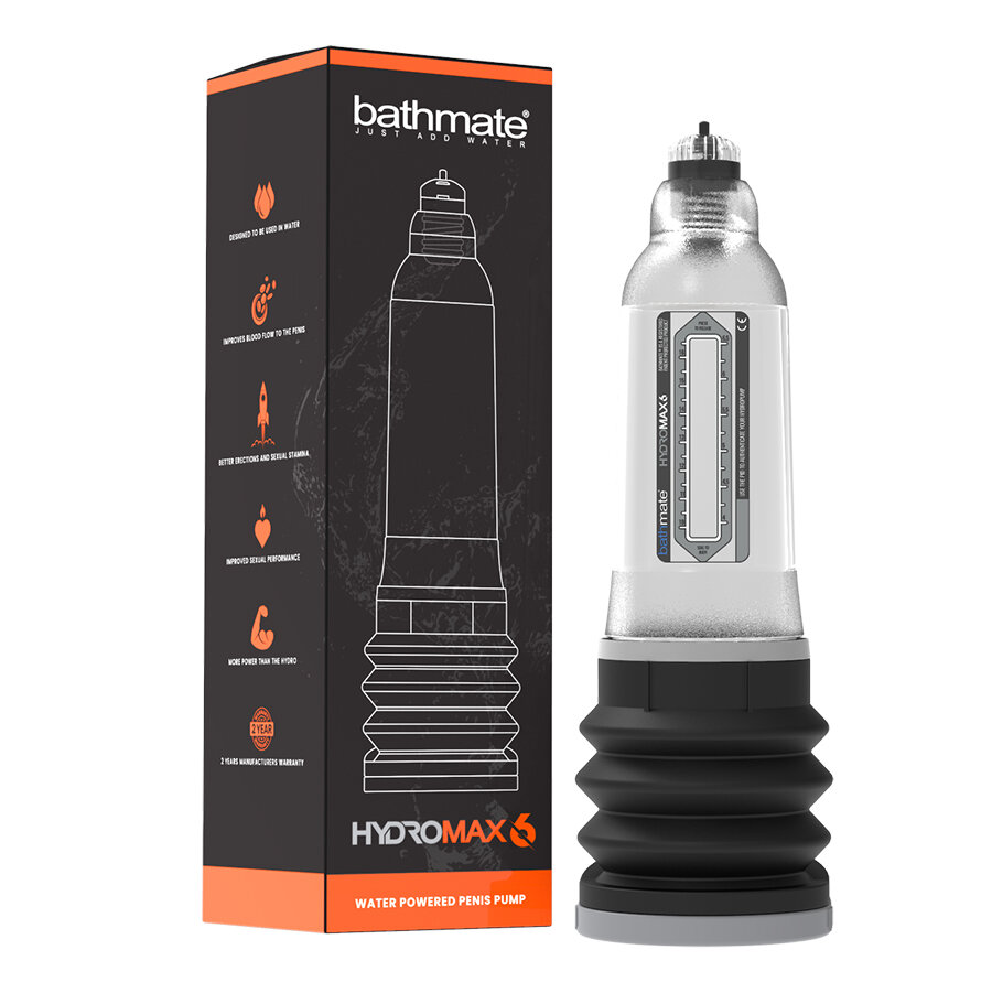 Гидропомпа Bathmate Hydromax6 crystal прозрачная / BM-HM6-CC-M6
