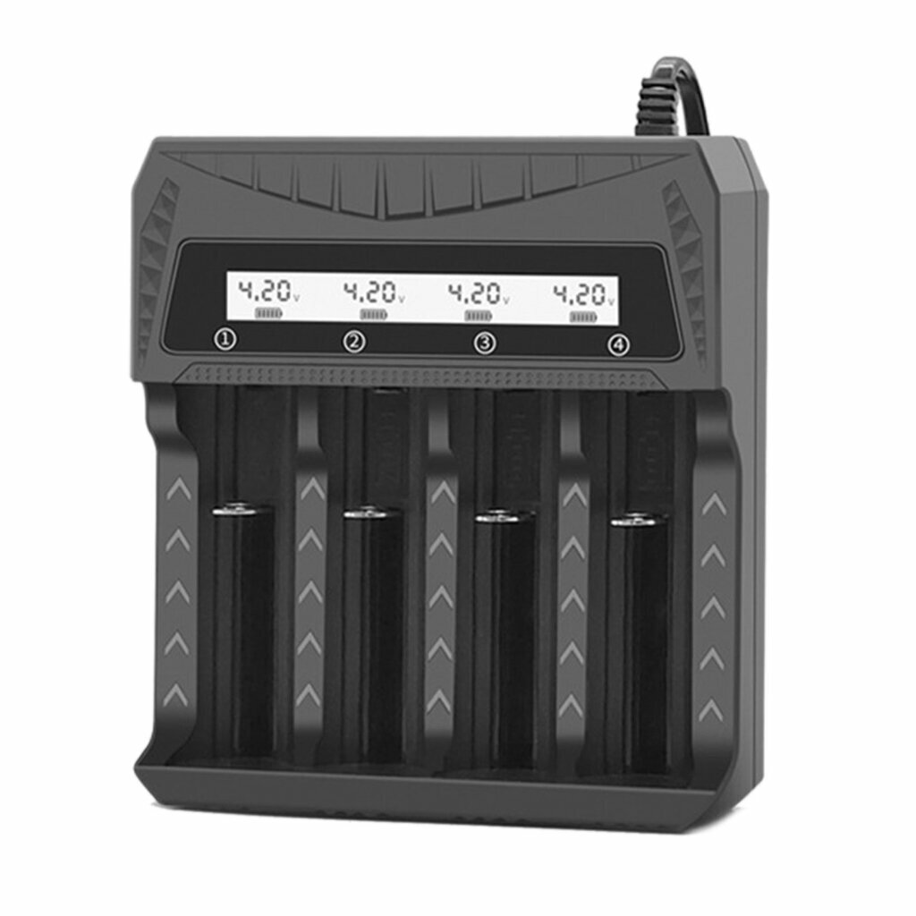 Интеллектуальная ДОК-станция для зарядки ЖК-аккумулятора 18650 для 18650 26650 21700 14500 16340 18500 Литиевых Батарей AA/Triple A