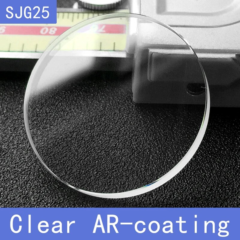31,5x3,5 мм плоское сапфировое стекло для SKX007 SRPD, запасные части стекла для часов, маленькая фаска, синее/красное/прозрачное AR-покрытие, Серый