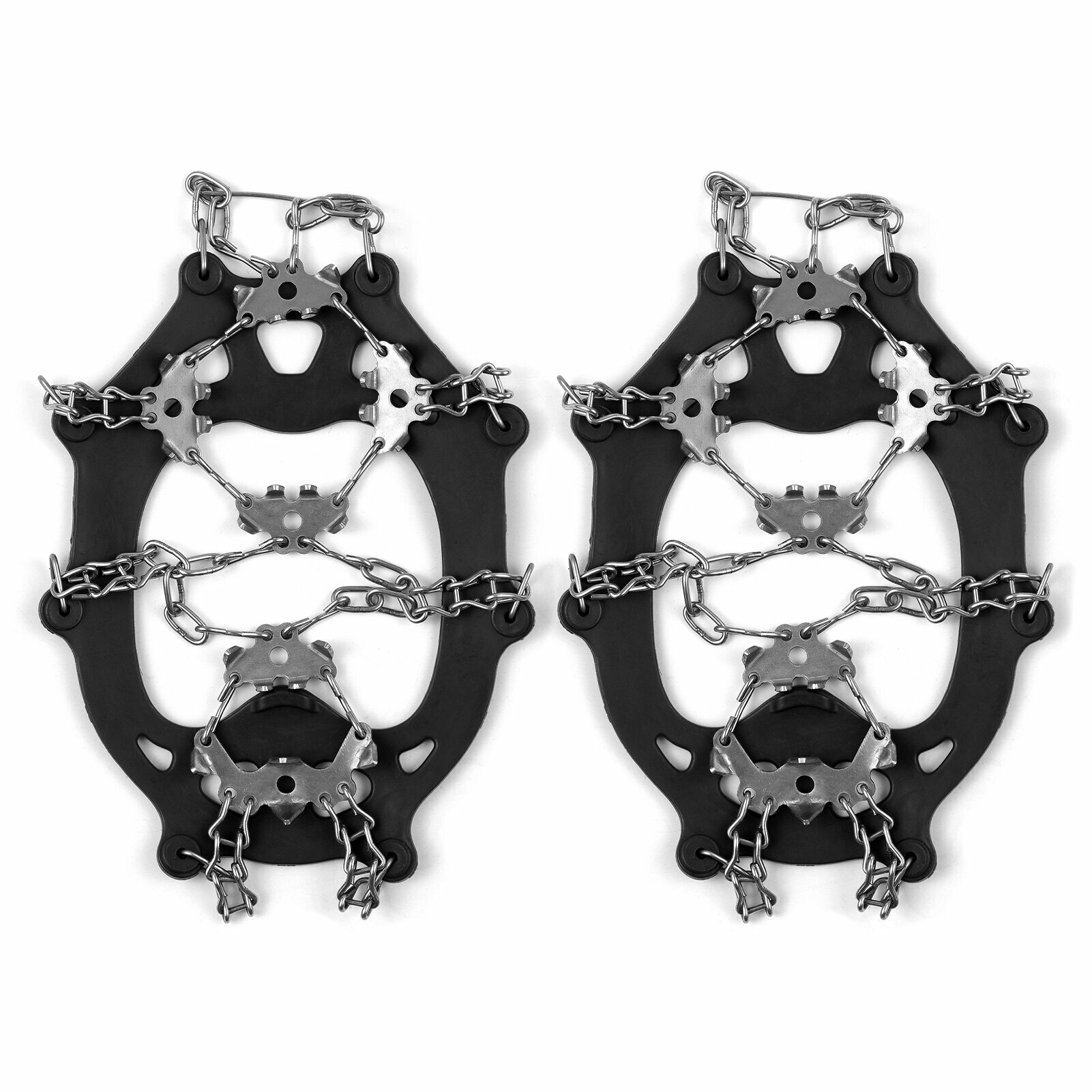 201 Нержавеющая сталь 24 зубца Ice Claw противоскользящий чехол для обуви от снега