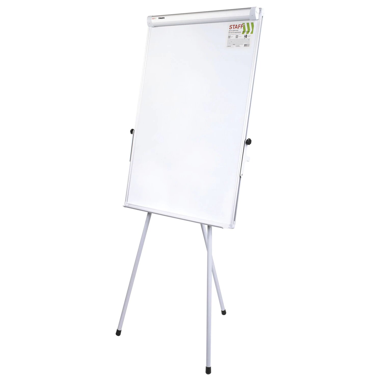 Доска-флипчарт магнитно-маркерная 70100 см, тренога, регулируемая высота, STAFF, 238002