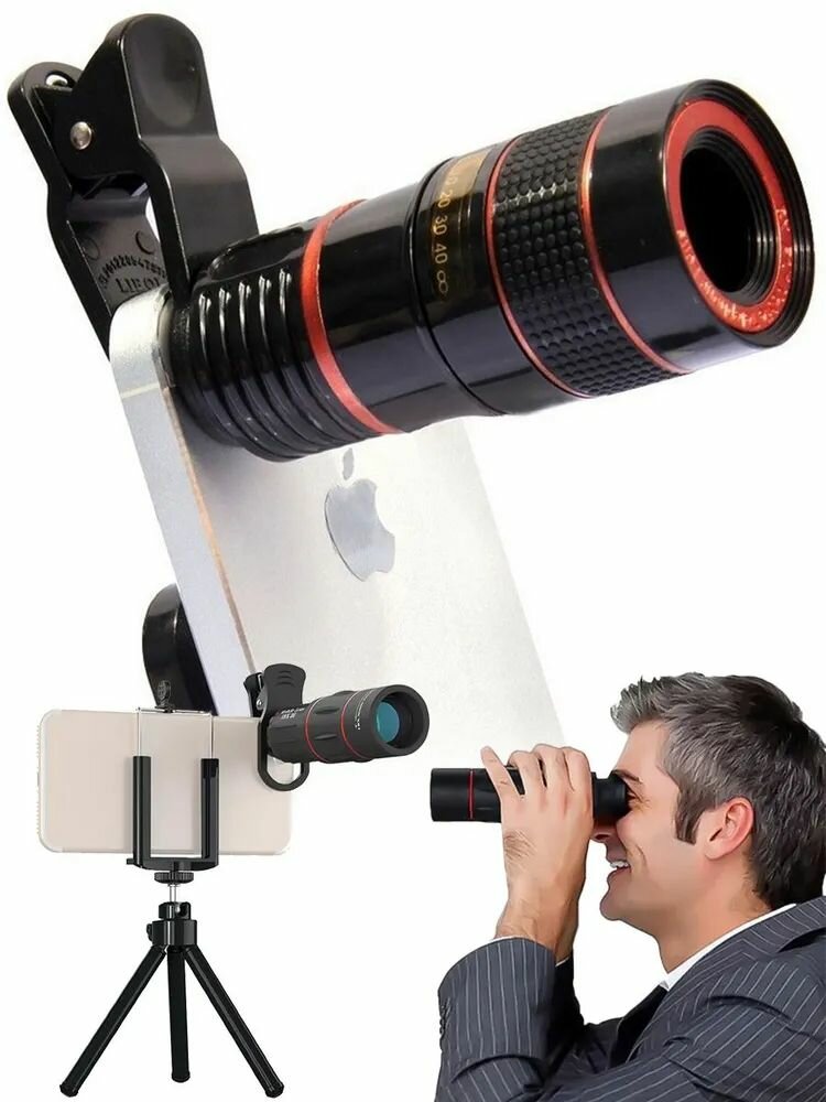 Набор линз для смартфона объектив на телефона для макросъемки рыбий глаз фишай широкоугольный