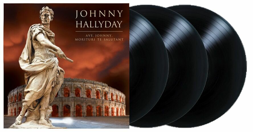 JOHNNY HALLYDAY Ave Johnny Morituri Te Salutant Live in Nimes 3xLP set limited edition vinyl - Виниловая пластинка