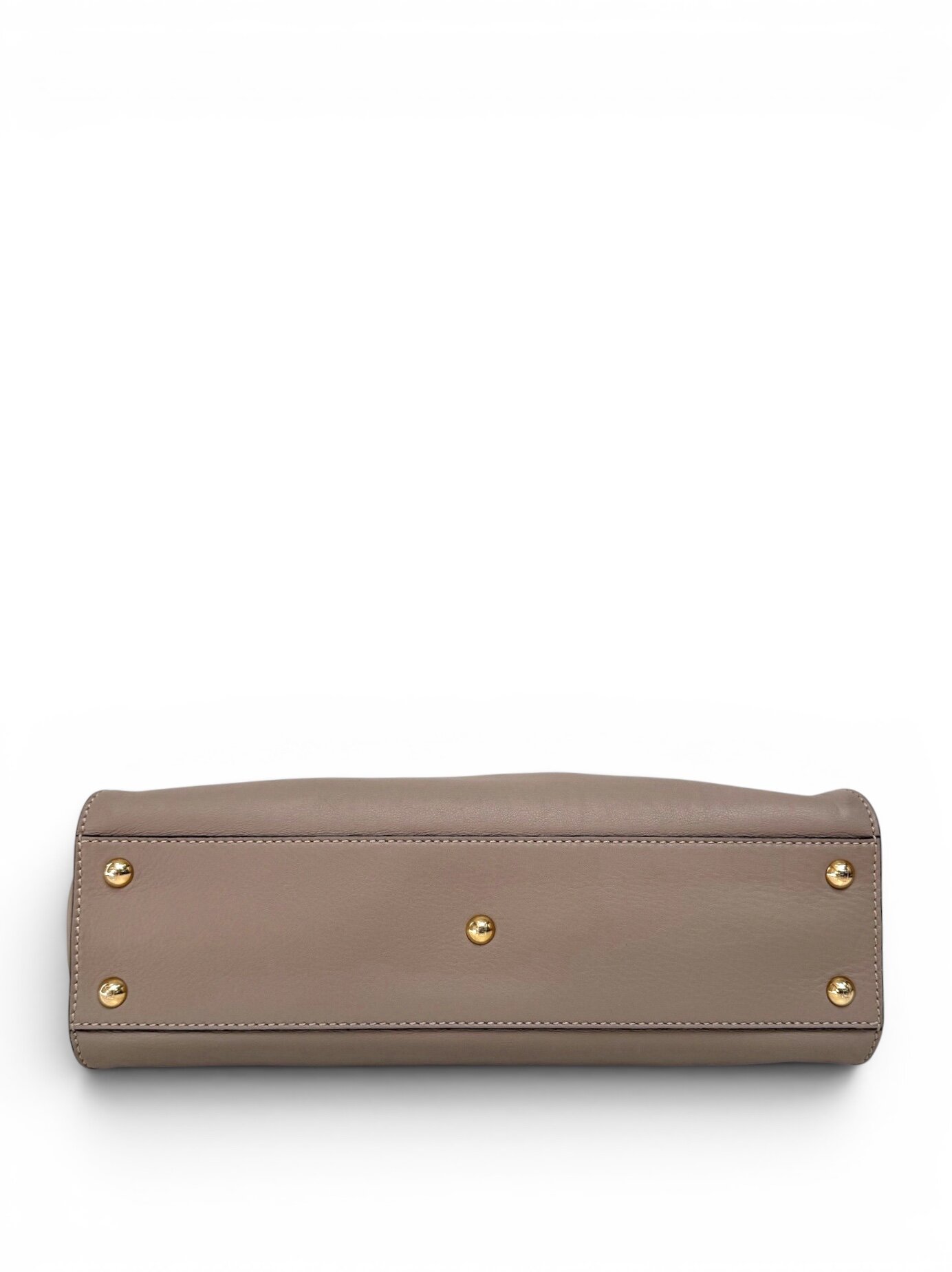 Сумка тоут FENDI Peekaboo Medium, бежевый — фото 1