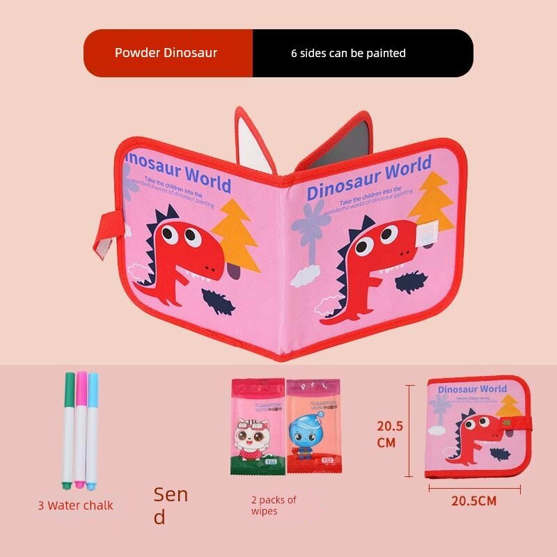 Детская книга для рисования на маленькой доске, волшебная книга для рисования водой и мелком, креативная доска для