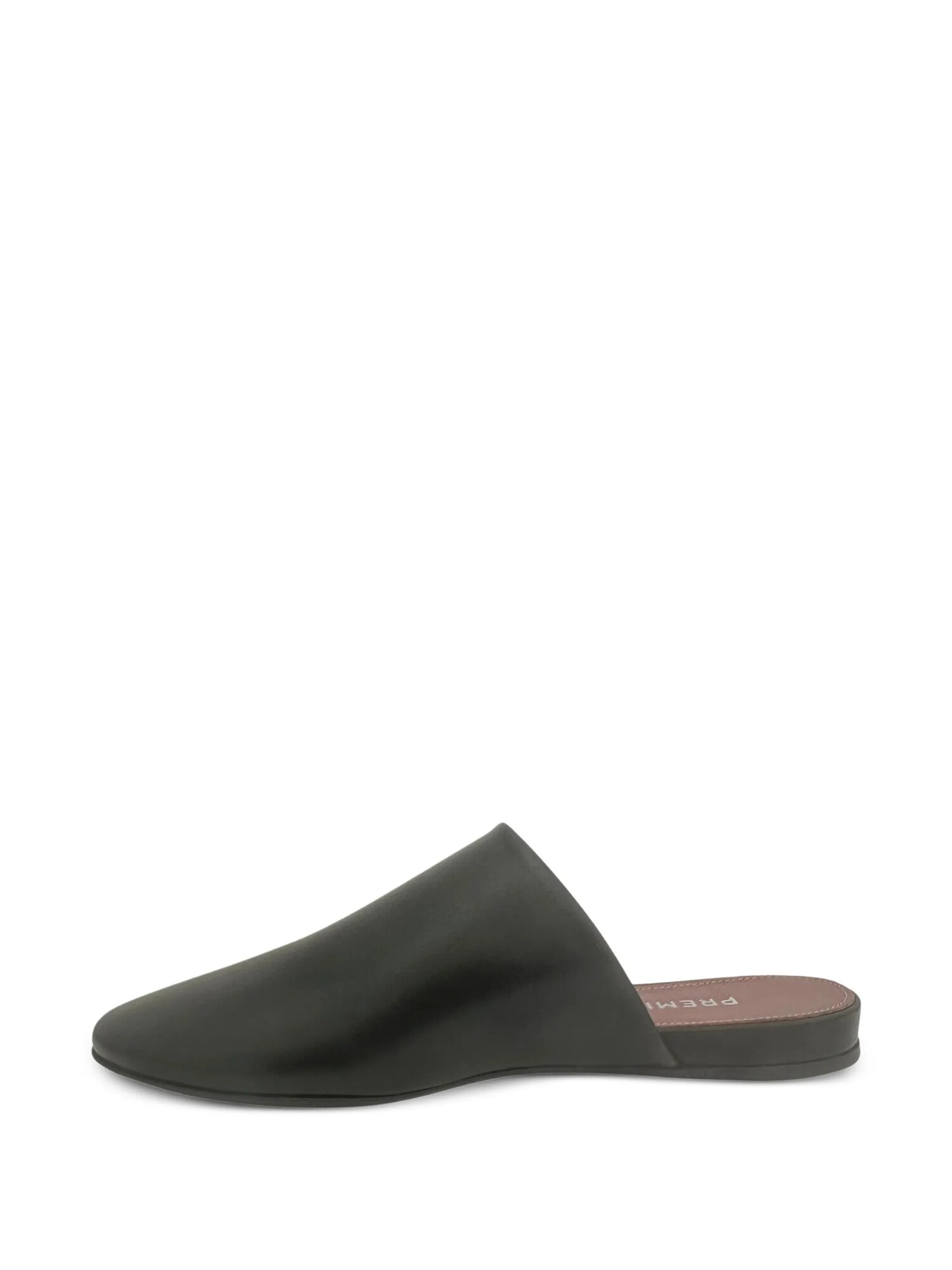 Мюли PREMIATA Leather almond-toe mules, размер 40 EU, black/black — фото 1