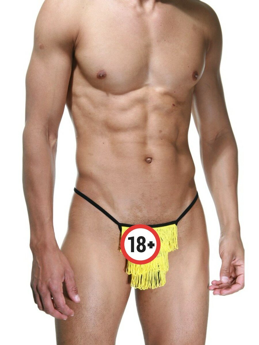 Мужские трусы стринги желтые LaBlinque LB15375 полиамид/эластан L/XL (48-50)